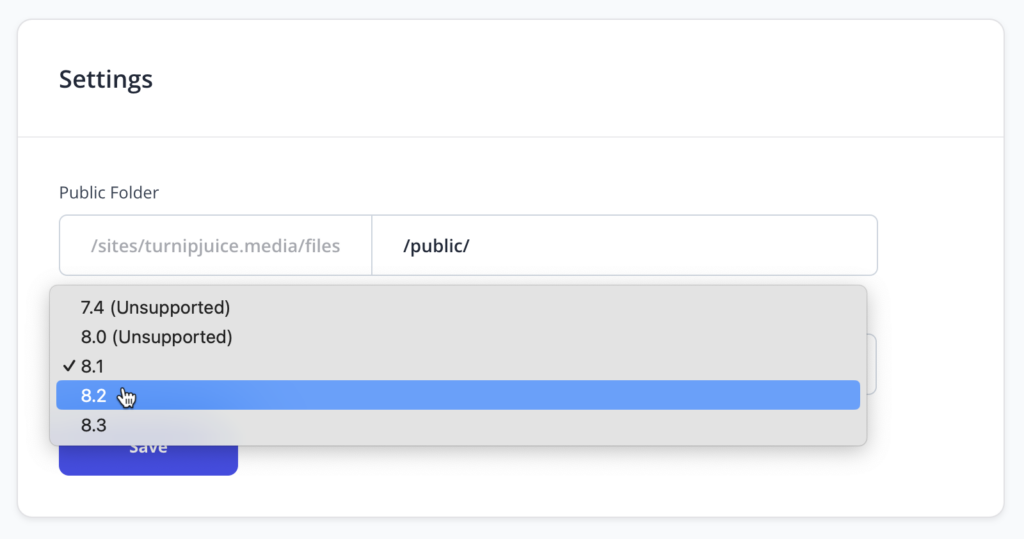Changing PHP Settings - SpinupWP