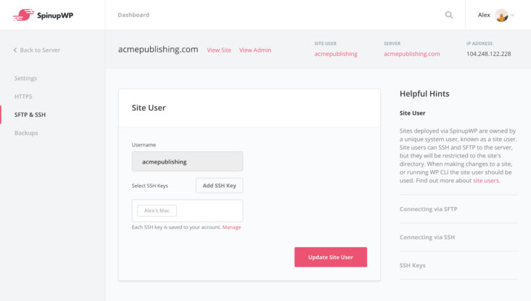 Getting Started - SpinupWP