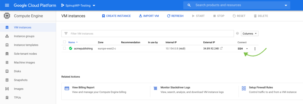 How To Install Wordpress On Google Cloud Compute Spinupwp