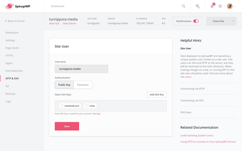 Getting Started - SpinupWP