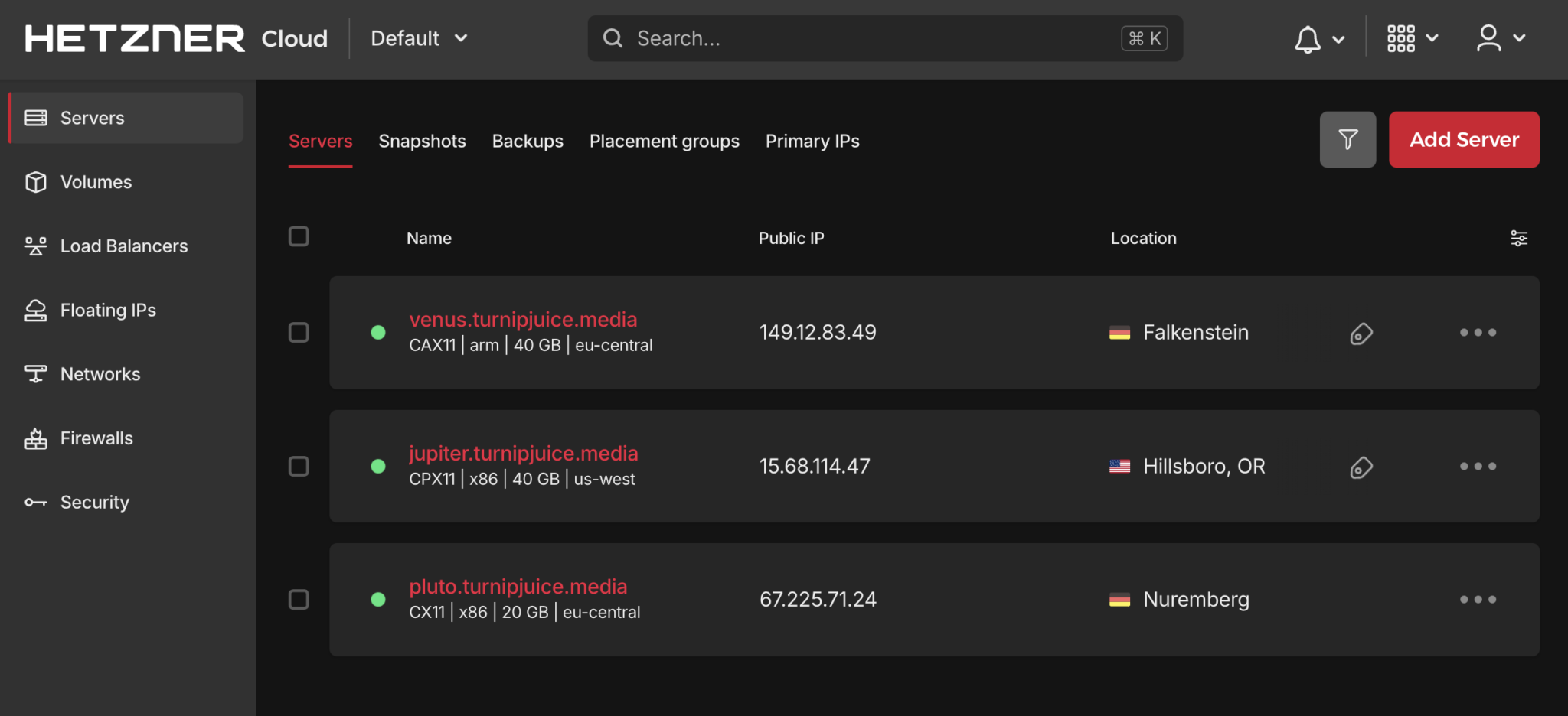DigitalOcean vs Vultr vs Akamai/Linode vs Hetzner vs AWS vs Google Cloud