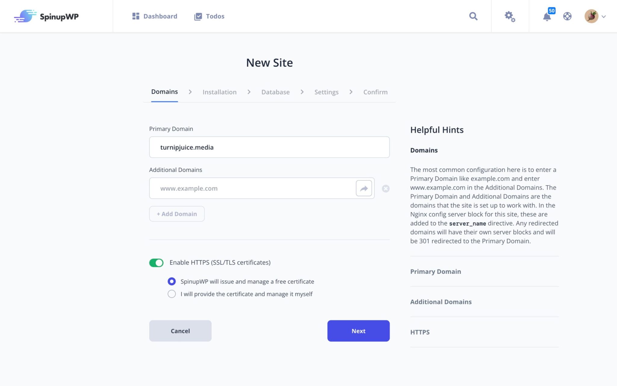 Getting Started - SpinupWP